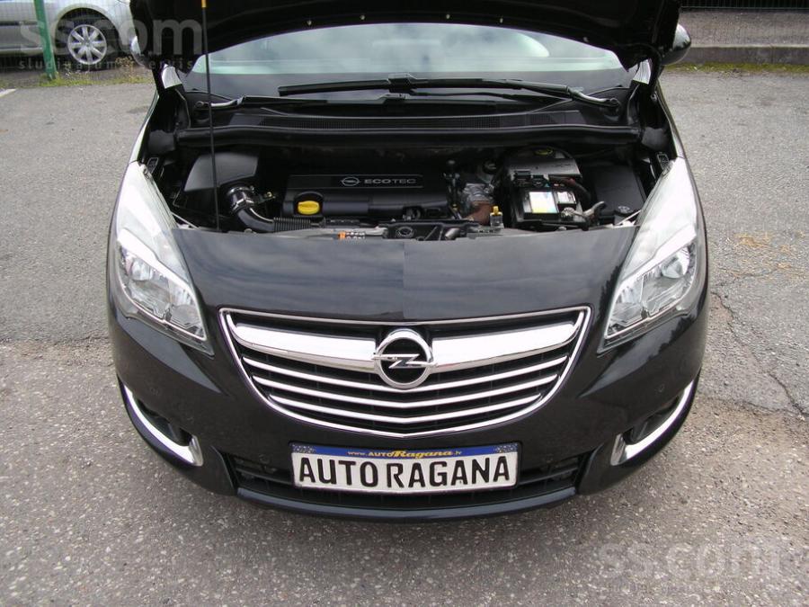 Black Opel Meriva 2015 in Riga, with an engine capacity of 1.70 L and mileage of 0 thousand km for 7450 €, photo 29 on AUTOMOTO.COM.LV