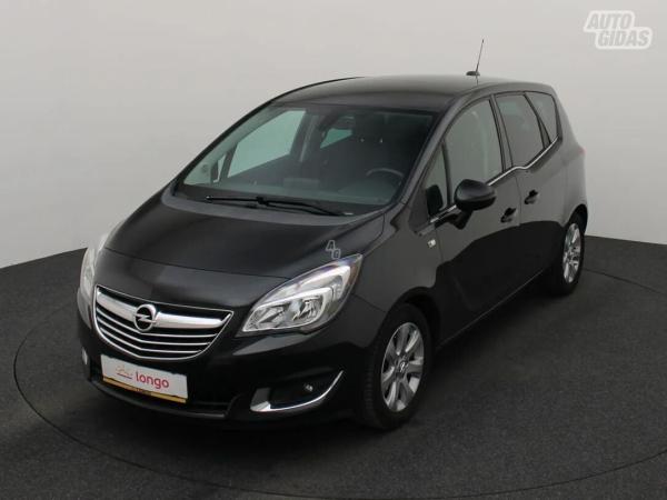 Black Opel Meriva 2015 in Vilnius, with an engine capacity of 1.40 L and mileage of 202 thousand km for 6399 €, photo 1 on AUTOMOTO.COM.LV