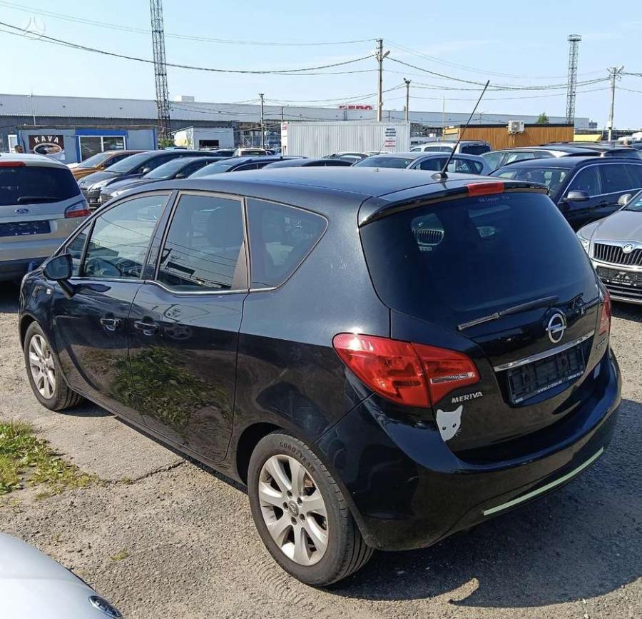 Melns Opel Meriva 2015 Kauņa, ar dzinēja tilpumu 1.60 L un nobraukumu 212 tūkst. km par 2750 €, foto 6 vietnē AUTOMOTO.COM.LV