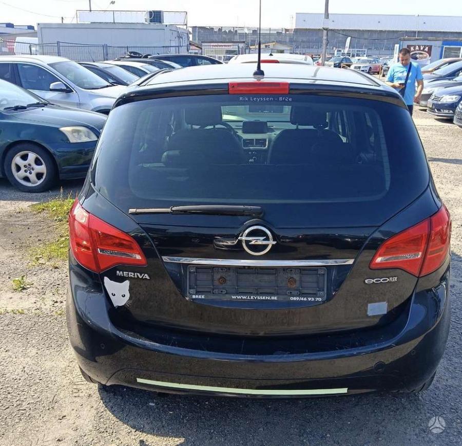 Melns Opel Meriva 2015 Kauņa, ar dzinēja tilpumu 1.60 L un nobraukumu 212 tūkst. km par 2750 €, foto 7 vietnē AUTOMOTO.COM.LV