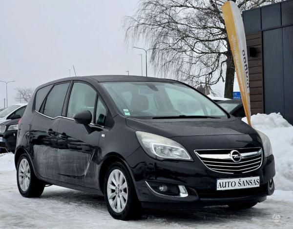 Black Opel Meriva 2016 in Taurage, with an engine capacity of 1.36 L and mileage of 185 thousand km for 4450 €, photo 4 on AUTOMOTO.COM.LV