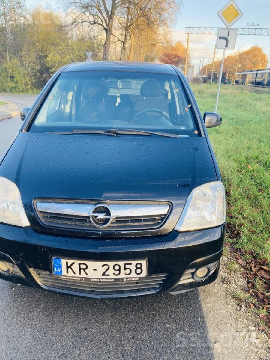 Melns Opel Meriva 2008 Ogre, ar dzinēja tilpumu 1.30 L un nobraukumu 0 tūkst. km par 1600 €, foto 1 vietnē AUTOMOTO.COM.LV