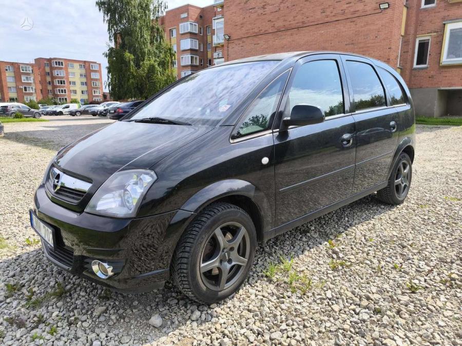 Melns Opel Meriva 2009 Šauļi, ar dzinēja tilpumu 1.80 L un nobraukumu 215 tūkst. km par 2000 €, foto 3 vietnē AUTOMOTO.COM.LV