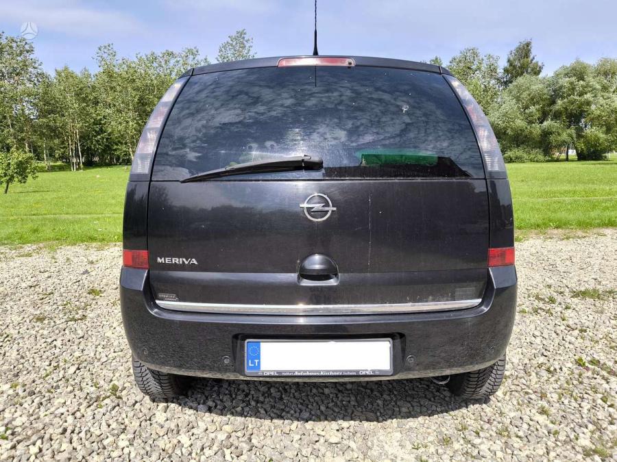 Melns Opel Meriva 2009 Šauļi, ar dzinēja tilpumu 1.80 L un nobraukumu 215 tūkst. km par 2000 €, foto 6 vietnē AUTOMOTO.COM.LV