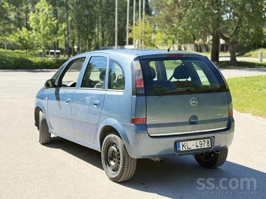 Синий Опель Мерива 2006 в Юрмала, объемом двигателя 1.70 л и пробегом 333 тыс. км за 1200 €, фото 6 на AUTOMOTO.COM.LV