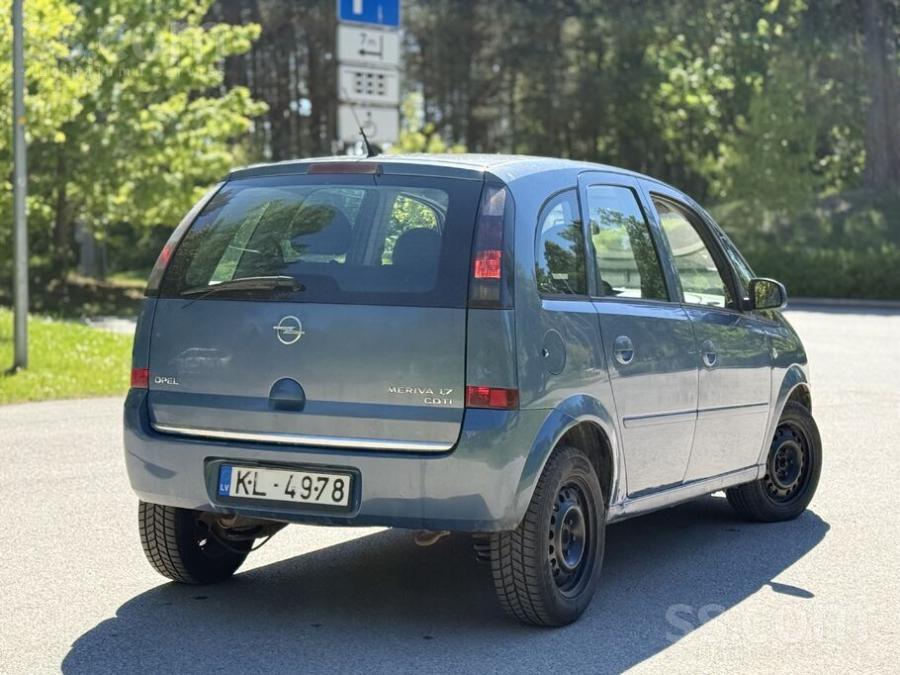 Синий Опель Мерива 2006 в Юрмала, объемом двигателя 1.70 л и пробегом 333 тыс. км за 1200 €, фото 7 на AUTOMOTO.COM.LV