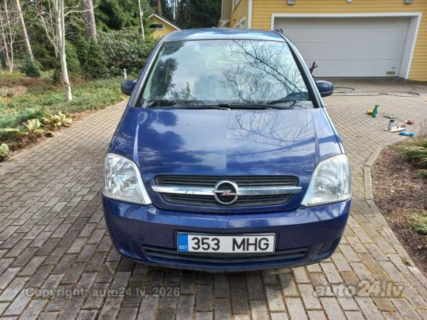 Blue Opel Meriva 2003 in Tallinn, with an engine capacity of 1.60 L and mileage of 166 thousand km for 900 €, photo 1 on AUTOMOTO.COM.LV