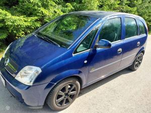 Blue Opel Meriva 2004 in Siauliai, with an engine capacity of 1.60 L and mileage of 173 thousand km for 950 €, photo 6 on AUTOMOTO.COM.LV