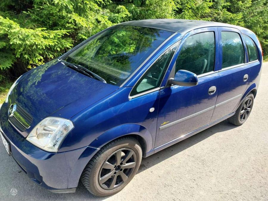 Blue Opel Meriva 2004 in Siauliai, with an engine capacity of 1.60 L and mileage of 173 thousand km for 950 €, photo 6 on AUTOMOTO.COM.LV