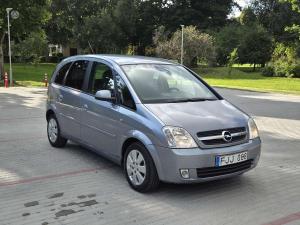 Blue Opel Meriva 2004 in Kretinga, with an engine capacity of 1.69 L and mileage of 186 thousand km for 999 €, photo  on AUTOMOTO.COM.LV
