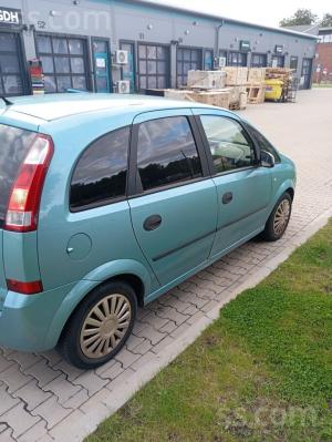 Blue Opel Meriva 2004 in Riga, with an engine capacity of 1.60 L and mileage of 204 thousand km for 750 €, photo 4 on AUTOMOTO.COM.LV