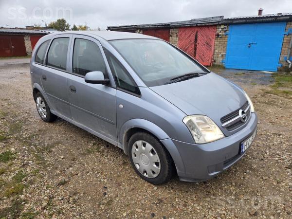 Zils Opel Meriva 2004 Liepāja, ar dzinēja tilpumu 1.70 L un nobraukumu 375 tūkst. km par 1000 €, foto 4 vietnē AUTOMOTO.COM.LV