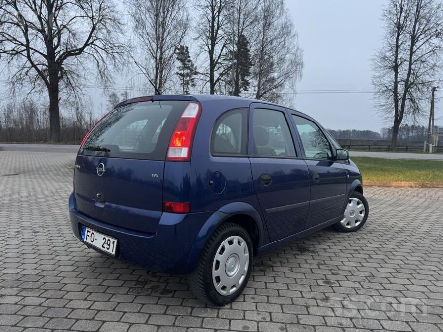 Zils Opel Meriva 2005 Rīga, ar dzinēja tilpumu 1.60 L un nobraukumu 177 tūkst. km par 1450 €, foto 4 vietnē AUTOMOTO.COM.LV