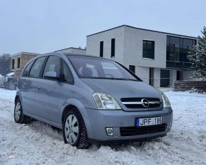 Zils Opel Meriva 2005 Viļņa, ar dzinēja tilpumu 1.60 L un nobraukumu 192 tūkst. km par 650 €, foto  vietnē AUTOMOTO.COM.LV