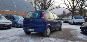 Blue Opel Meriva 2005 in Valmiera, with an engine capacity of 1.40 L and mileage of 214 thousand km for 1250 €, photo 4 on AUTOMOTO.COM.LV