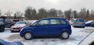 Blue Opel Meriva 2005 in Valmiera, with an engine capacity of 1.40 L and mileage of 214 thousand km for 1250 €, photo 7 on AUTOMOTO.COM.LV