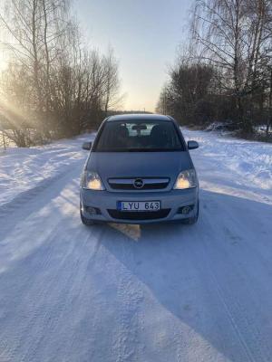 Blue Opel Meriva 2006 in Vilnius, with an engine capacity of 1.60 L and mileage of 205 thousand km for 850 €, photo  on AUTOMOTO.COM.LV