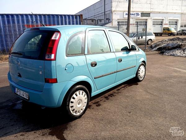 Blue Opel Meriva 2006 in Panevezys, with an engine capacity of 1.60 L and mileage of 193 thousand km for 1750 €, photo 5 on AUTOMOTO.COM.LV