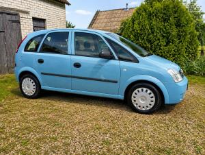 Blue Opel Meriva 2006 in Panevezys, with an engine capacity of 1.60 L and mileage of 193 thousand km for 1650 €, photo 3 on AUTOMOTO.COM.LV