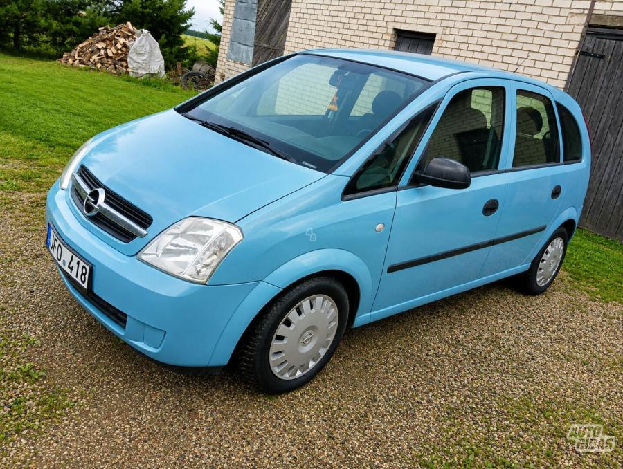 Blue Opel Meriva 2006 in Panevezys, with an engine capacity of 1.60 L and mileage of 193 thousand km for 1650 €, photo 5 on AUTOMOTO.COM.LV