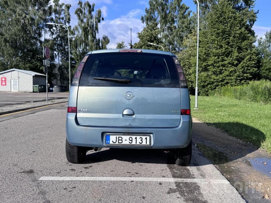 Blue Opel Meriva 2006 in Liepaja, with an engine capacity of 1.30 L and mileage of 261 thousand km for 1750 €, photo 6 on AUTOMOTO.COM.LV