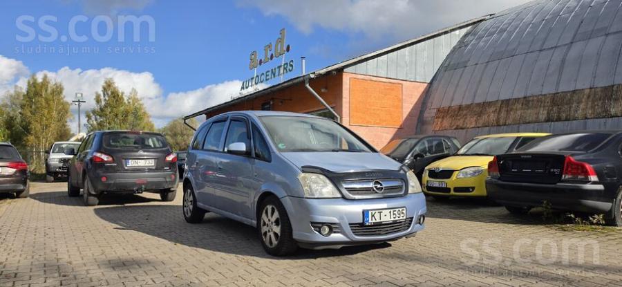 Blue Opel Meriva 2007 in Valmiera, with an engine capacity of 1.70 L and mileage of 368 thousand km for 1400 €, photo 1 on AUTOMOTO.COM.LV