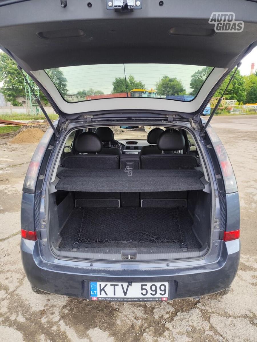 Zils Opel Meriva 2007 Klaipėda, ar dzinēja tilpumu 1.80 L un nobraukumu 175 tūkst. km par 1250 €, foto 6 vietnē AUTOMOTO.COM.LV