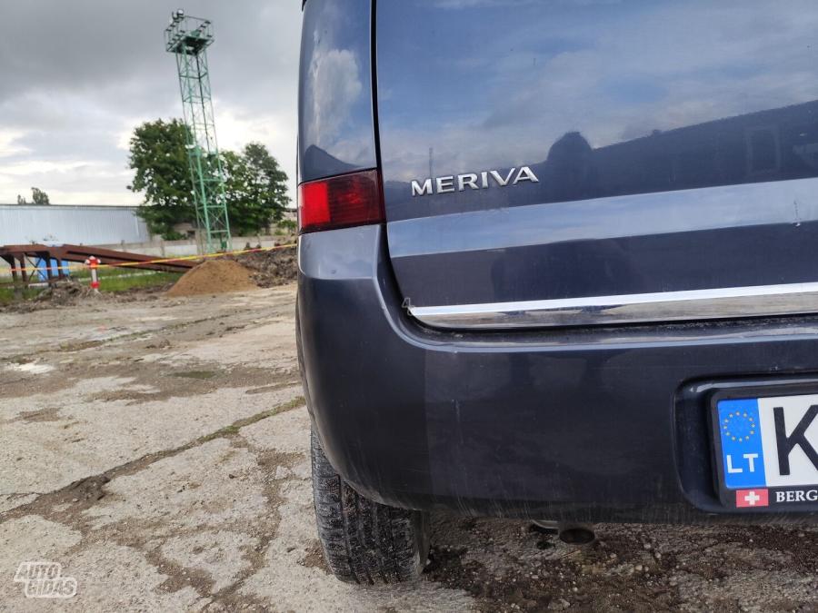 Zils Opel Meriva 2007 Klaipėda, ar dzinēja tilpumu 1.80 L un nobraukumu 175 tūkst. km par 1250 €, foto 20 vietnē AUTOMOTO.COM.LV