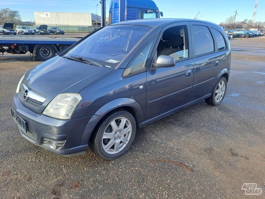 Blue Opel Meriva 2008 in Alytus, with an engine capacity of 1.60 L and mileage of 219 thousand km for 1400 €, photo 1 on AUTOMOTO.COM.LV