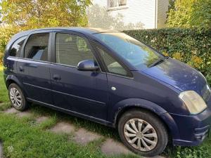Blue Opel Meriva 2008 in Vilnius, with an engine capacity of 1.80 L and mileage of 194 thousand km for 1200 €, photo  on AUTOMOTO.COM.LV