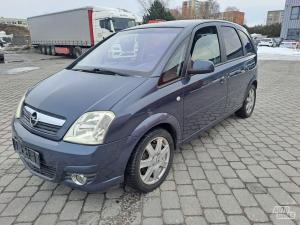 Zils Opel Meriva 2008 Alīta, ar dzinēja tilpumu 1.60 L un nobraukumu 219 tūkst. km par 1300 €, foto  vietnē AUTOMOTO.COM.LV