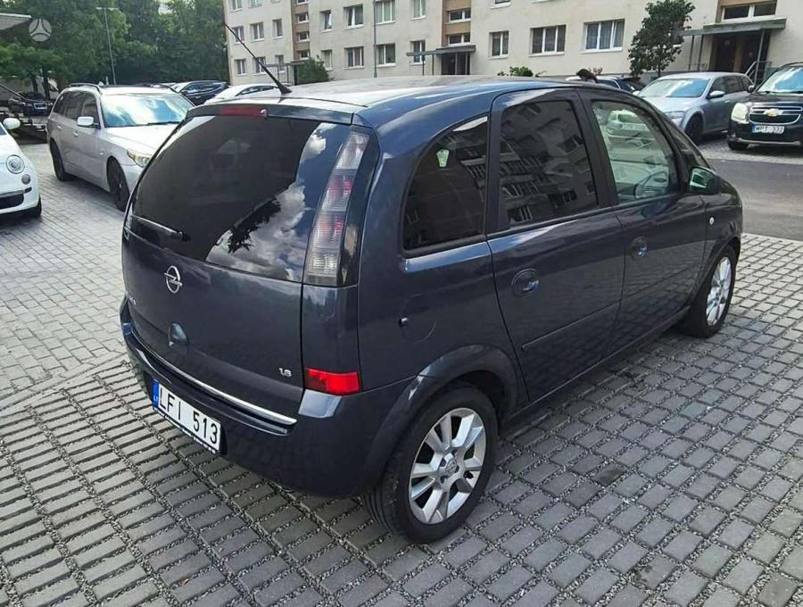 Blue Opel Meriva 2008 in Klaipeda, with an engine capacity of 1.60 L and mileage of 230 thousand km for 1600 €, photo 5 on AUTOMOTO.COM.LV