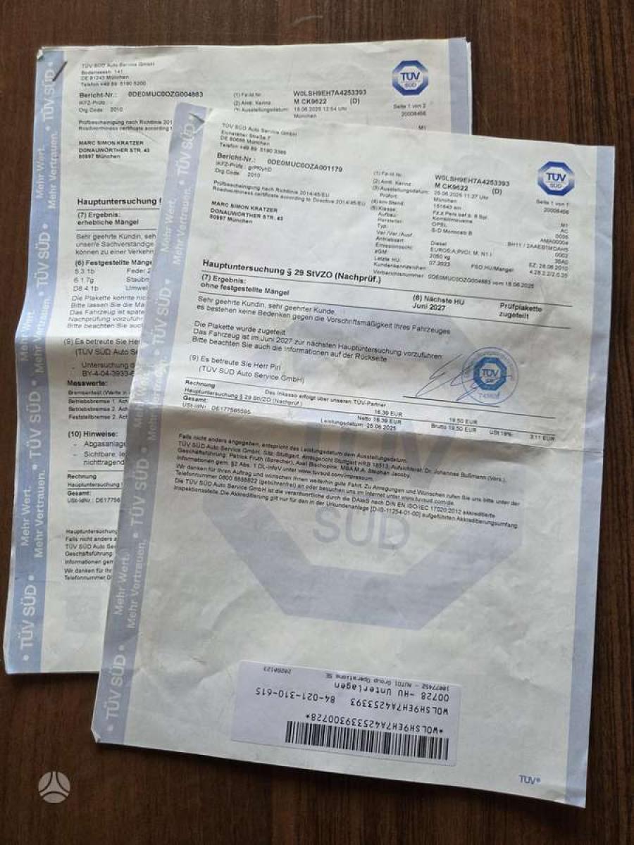 Синий Опель Мерива 2010 в Мариямполе, объемом двигателя 1.69 л и пробегом 155 тыс. км за 3599 €, фото 23 на AUTOMOTO.COM.LV