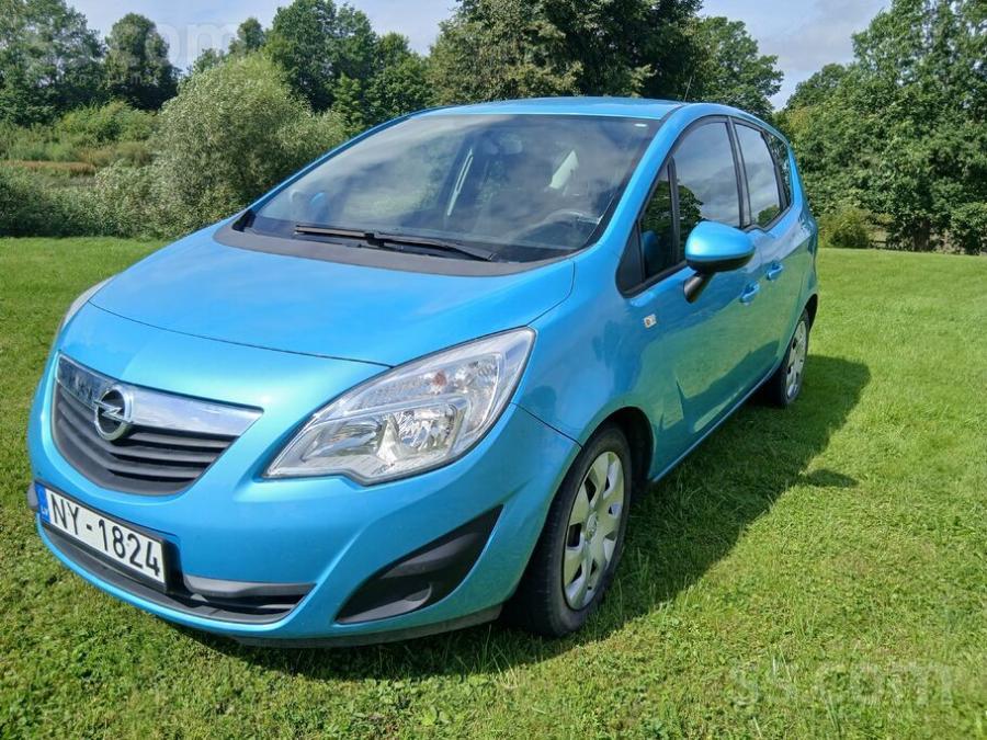 Zils Opel Meriva 2010 Saldus, ar dzinēja tilpumu 1.30 L un nobraukumu 224 tūkst. km par 1600 €, foto 3 vietnē AUTOMOTO.COM.LV