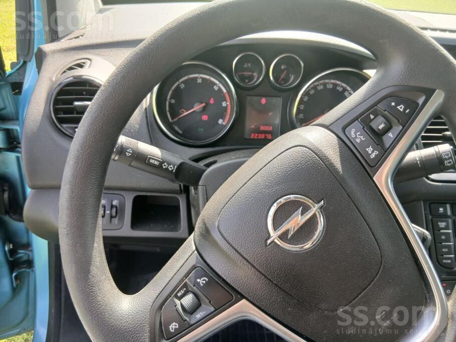 Zils Opel Meriva 2010 Saldus, ar dzinēja tilpumu 1.30 L un nobraukumu 224 tūkst. km par 1600 €, foto 9 vietnē AUTOMOTO.COM.LV