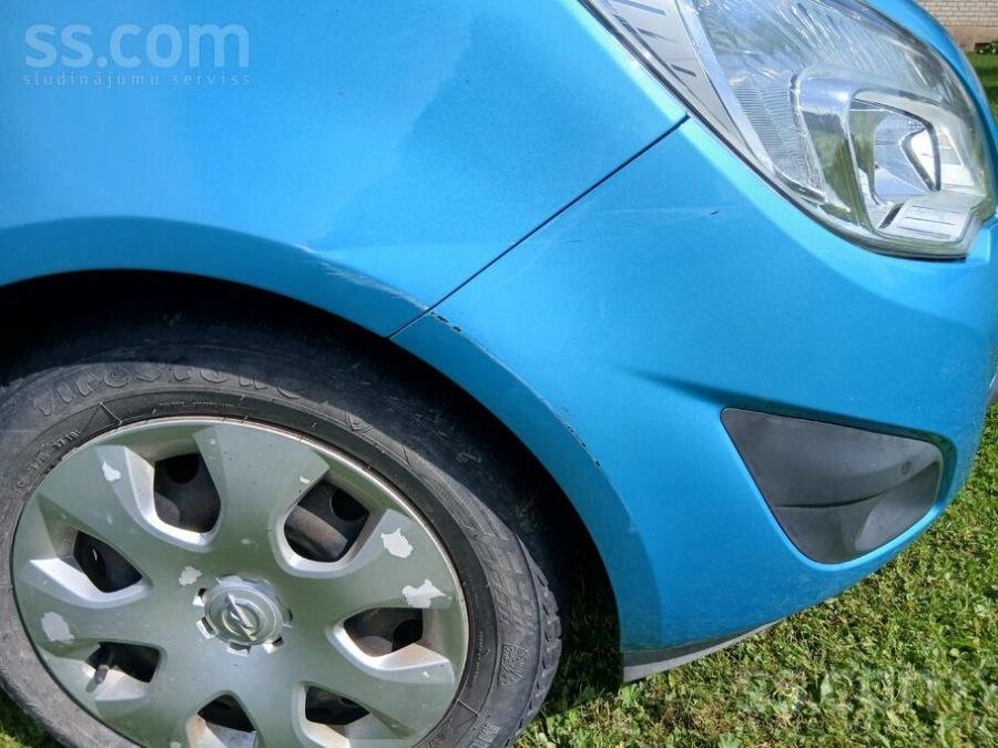 Zils Opel Meriva 2010 Saldus, ar dzinēja tilpumu 1.30 L un nobraukumu 224 tūkst. km par 1600 €, foto 12 vietnē AUTOMOTO.COM.LV