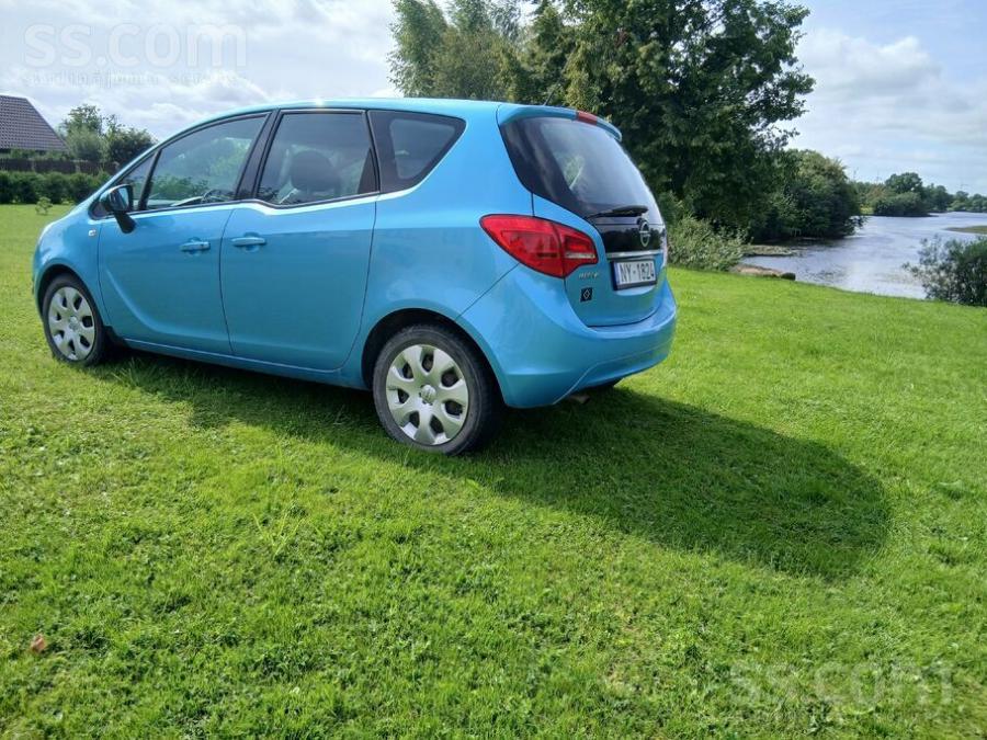 Zils Opel Meriva 2010 Saldus, ar dzinēja tilpumu 1.30 L un nobraukumu 224 tūkst. km par 1600 €, foto 4 vietnē AUTOMOTO.COM.LV