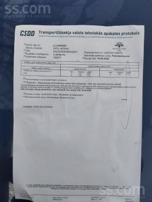 Синий Опель Мерива 2011 в Валмиера, объемом двигателя 1.30 л и пробегом 183 тыс. км за 3200 €, фото 12 на AUTOMOTO.COM.LV