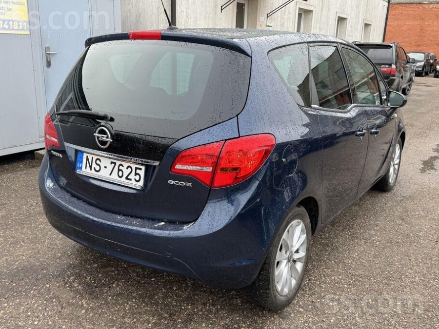 Blue Opel Meriva 2012 in Daugavpils, with an engine capacity of 1.70 L and mileage of 0 thousand km for 4850 €, photo 6 on AUTOMOTO.COM.LV