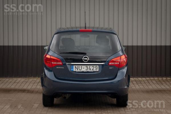 Zils Opel Meriva 2012 Talsi, ar dzinēja tilpumu 1.70 L un nobraukumu 267 tūkst. km par 4490 €, foto 5 vietnē AUTOMOTO.COM.LV