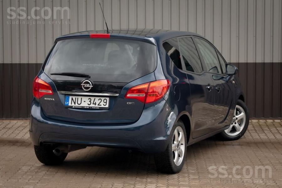 Zils Opel Meriva 2012 Talsi, ar dzinēja tilpumu 1.70 L un nobraukumu 267 tūkst. km par 4490 €, foto 8 vietnē AUTOMOTO.COM.LV
