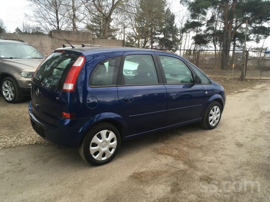 Zils Opel Meriva 2004 Rīga, ar dzinēja tilpumu 1.60 L un nobraukumu 0 tūkst. km par 2250 €, foto 3 vietnē AUTOMOTO.COM.LV