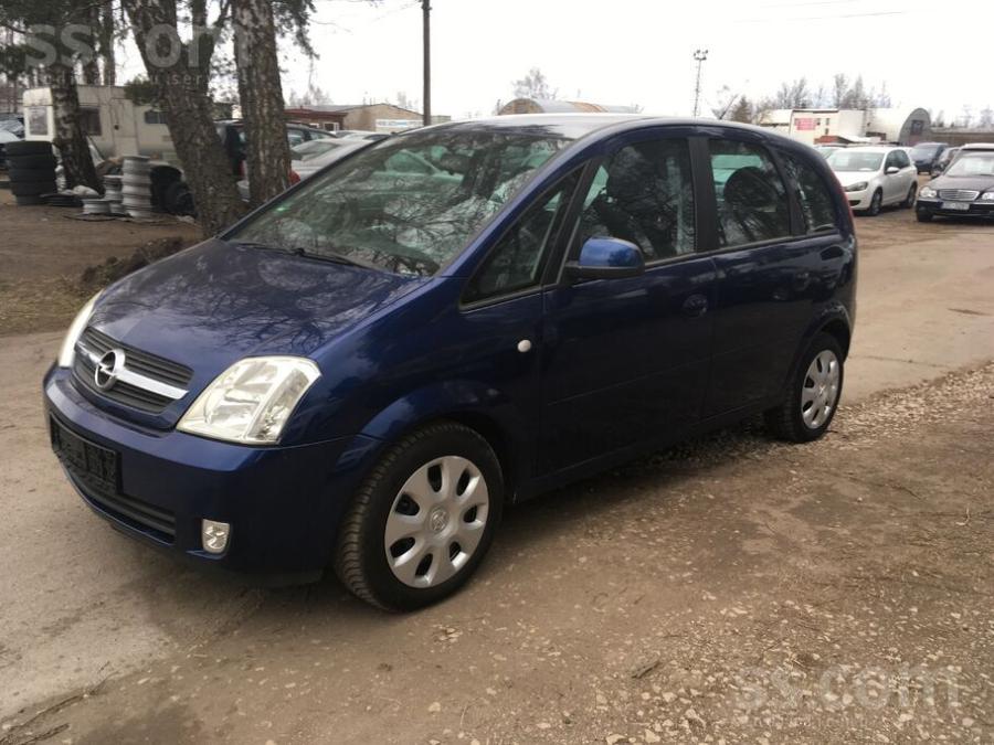 Zils Opel Meriva 2004 Rīga, ar dzinēja tilpumu 1.60 L un nobraukumu 0 tūkst. km par 2250 €, foto 6 vietnē AUTOMOTO.COM.LV
