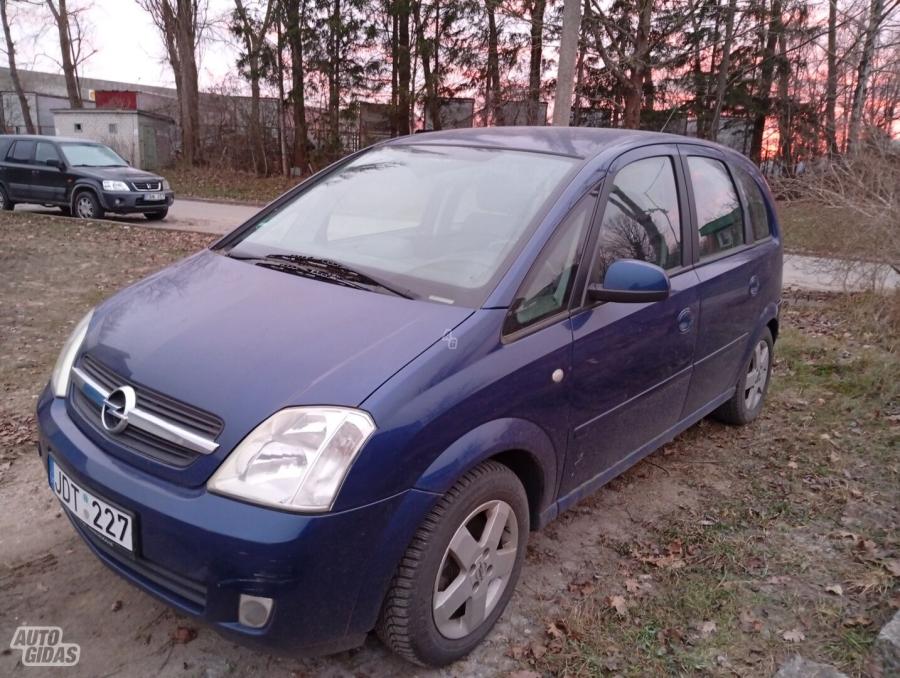 Blue Opel Meriva 2004 in Klaipeda, with an engine capacity of 1.60 L and mileage of 243 thousand km for 950 €, photo 3 on AUTOMOTO.COM.LV