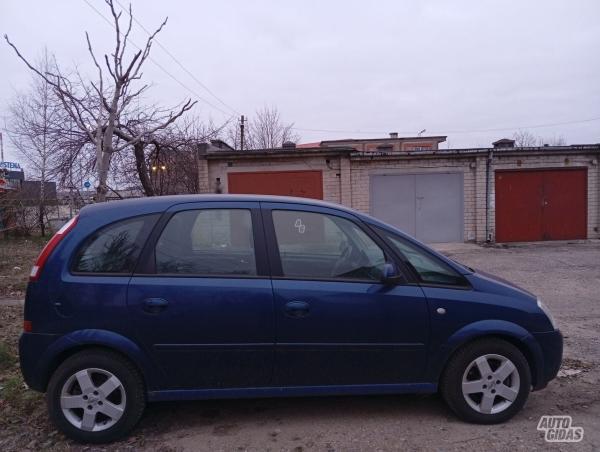 Blue Opel Meriva 2004 in Klaipeda, with an engine capacity of 1.60 L and mileage of 243 thousand km for 950 €, photo 5 on AUTOMOTO.COM.LV