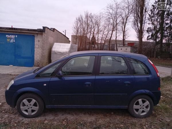 Blue Opel Meriva 2004 in Klaipeda, with an engine capacity of 1.60 L and mileage of 243 thousand km for 950 €, photo 6 on AUTOMOTO.COM.LV