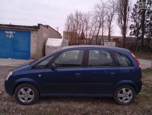 Blue Opel Meriva 2004 in Klaipeda, with an engine capacity of 1.60 L and mileage of 243 thousand km for 950 €, photo 6 on AUTOMOTO.COM.LV