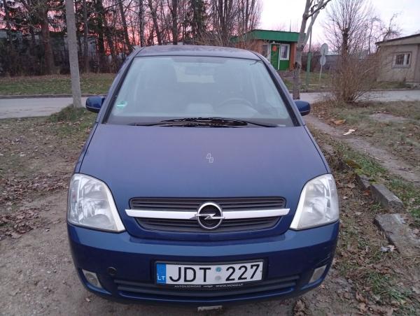 Blue Opel Meriva 2004 in Klaipeda, with an engine capacity of 1.60 L and mileage of 243 thousand km for 950 €, photo 7 on AUTOMOTO.COM.LV