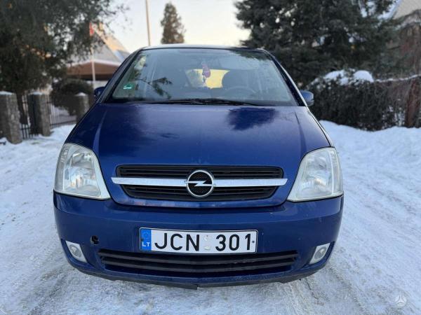 Blue Opel Meriva 2004 in Kaunas, with an engine capacity of 1.69 L and mileage of 225 thousand km for 1350 €, photo 4 on AUTOMOTO.COM.LV