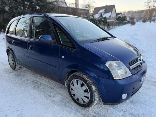 Blue Opel Meriva 2004 in Kaunas, with an engine capacity of 1.69 L and mileage of 225 thousand km for 1350 €, photo 5 on AUTOMOTO.COM.LV